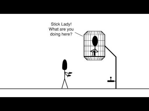 Stick Lady and the Robot War! | StickTastrophe!!!
