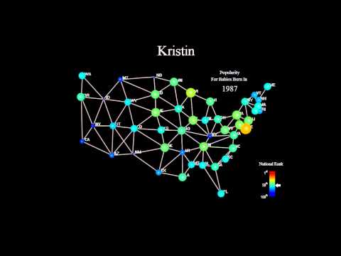 Popularity of the name Kristin