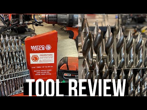The BEST drill bits I've ever used??!  MATCO Hyper Step Drill Bit Review  TOOL Tuesday