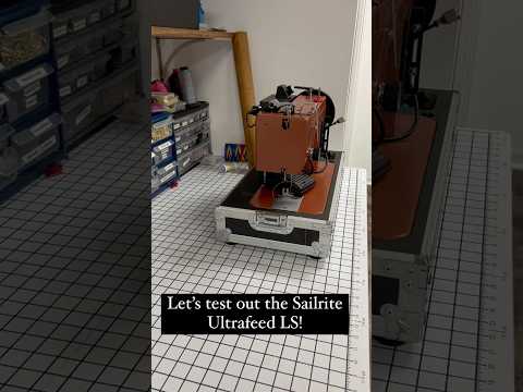 Have I told you how much I love this machine? Sailrite Ultrafeed LS 👌🏻