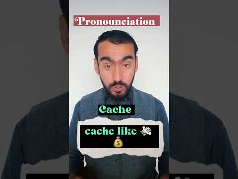 Can you pronounce it? How to Pronounce cache? #shorts