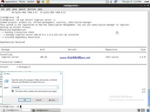 how to install vnc server in linux