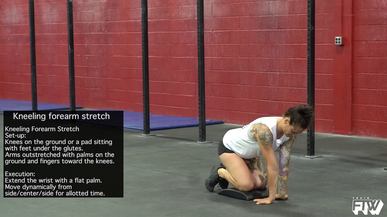 Kneeling Forearm Stretch