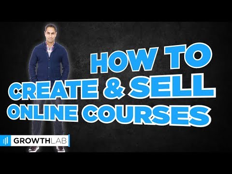 How to create and sell online courses