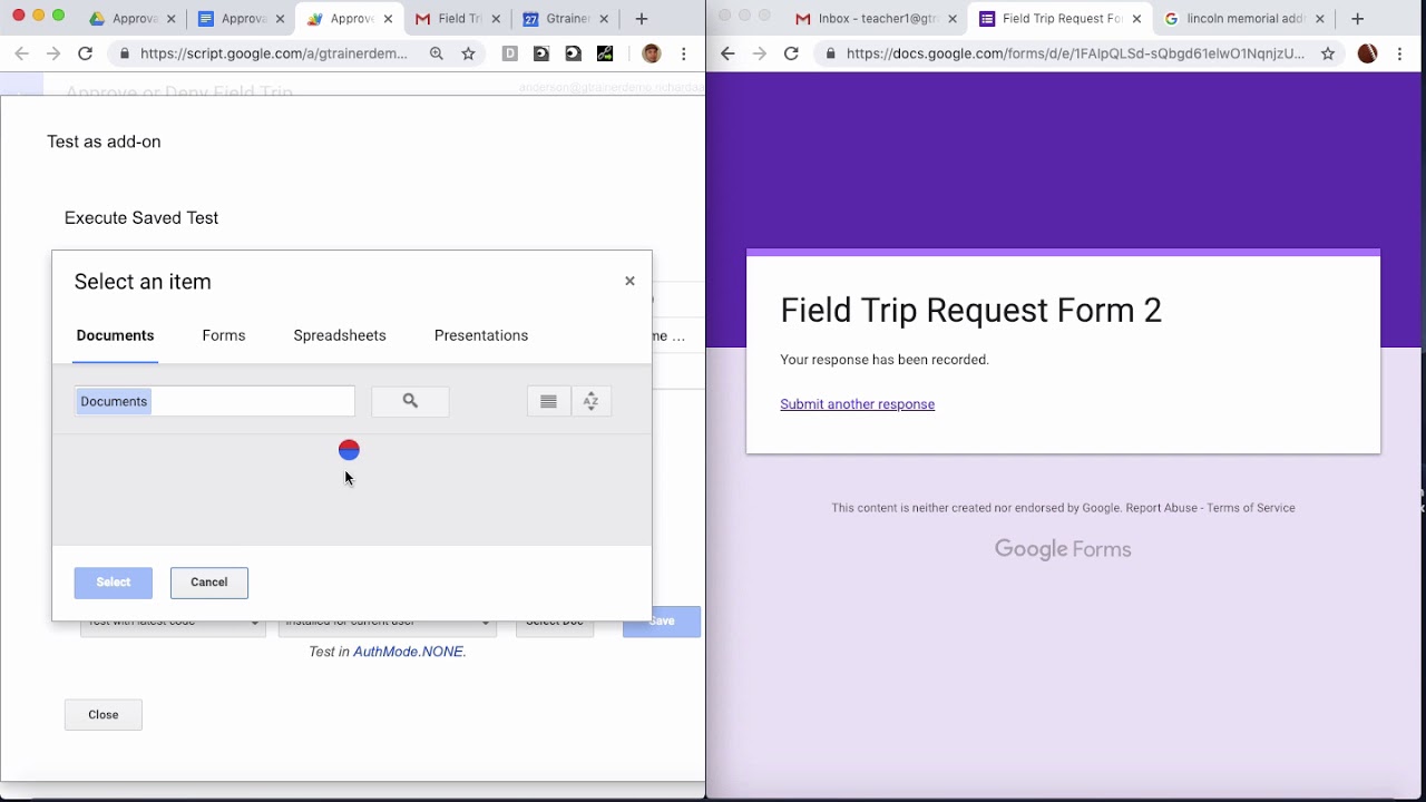 G Suite:   DIY Custom Approval Workflow Add-on
