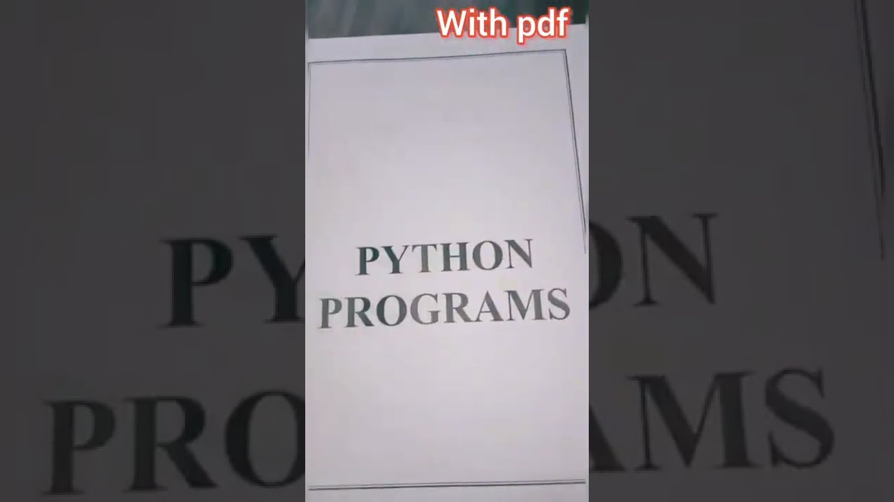 Term 2 Computer python programming  file (Class 12th )| All programmes with pdf | Cbse  2021-22