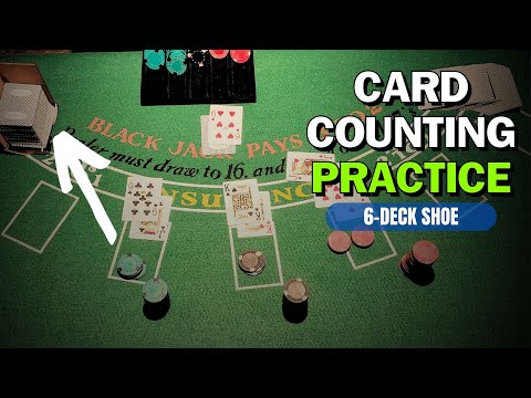 Card Counting Practice with 6 Deck Shoe