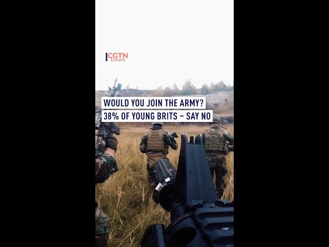 Would you join the army? 38% of young Brits say they'd refuse