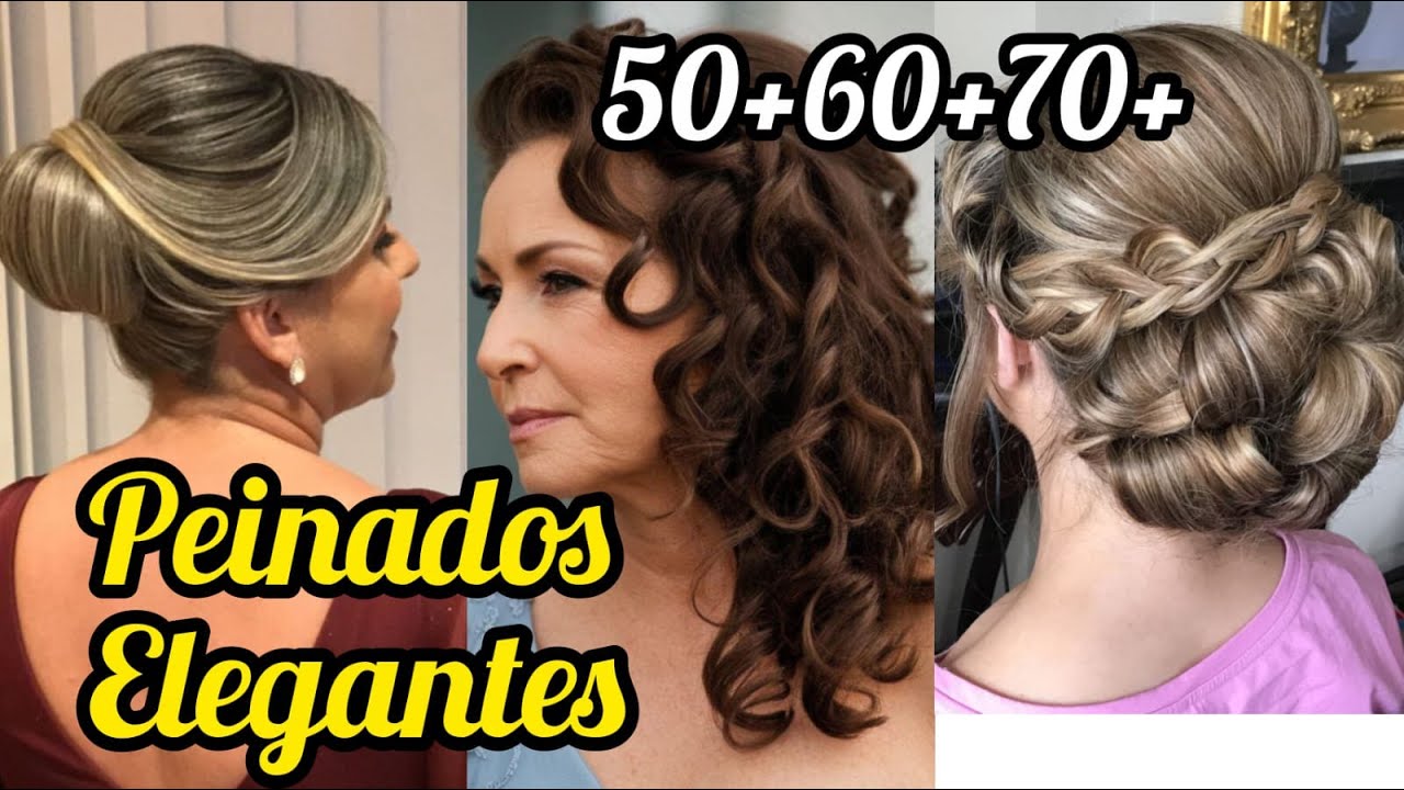 Beautiful hairstyles for parties and events 2025-2026 for ladies aged 50+60+70+80 - elegant hairs...