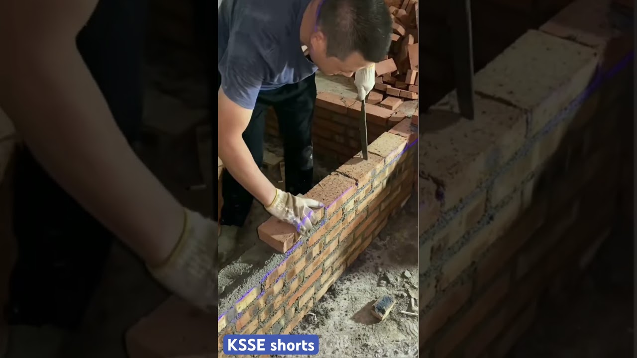 Strong Brick Wall Trick: Build It Right Every Time #Construction #Masonry #CivilEngineering #Brick