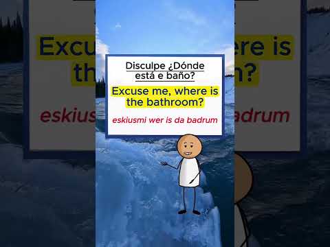 Pregunta donde esta el baño en ingles🫣#englishw2tin #shorts #reels #fyp #inglesfacil #viralvideo