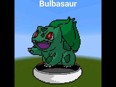 Pokémon BULBASAUR in Minecraft! #shorts