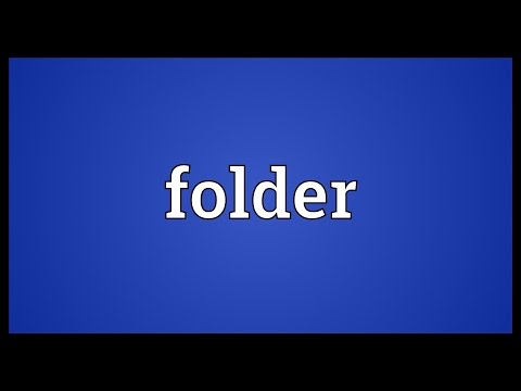 Folder Meaning