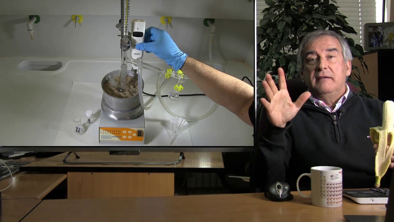 Ester synthesis in the laboratory: the fragrance of banana. Learn Organic Chemistry with me.