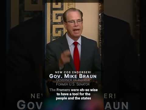 BOLD: Indiana Governor Calls for Convention of States! #articlev # ...