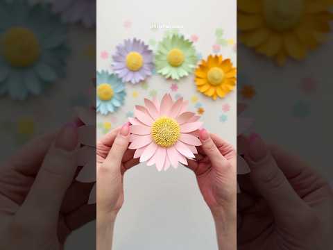 Paper Flower Tutorial, SVG Template, Spring Crafts for Kids, Floral Flair Studio #papercrafttutorial