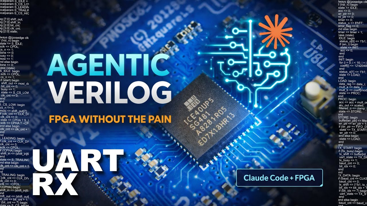 UART Receiver: Why RX is Harder Than TX | Agentic Verilog #8