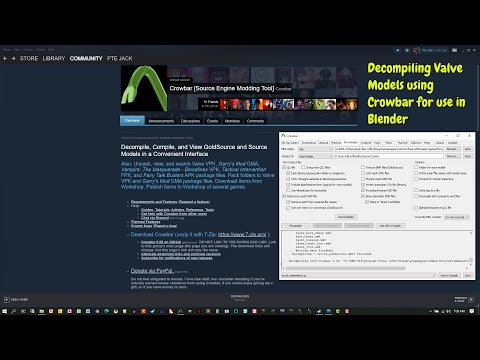 Steam Community :: Video :: Blender 2.8x/2.9x - Decompiling Valve .MDL Files Using Crowbar