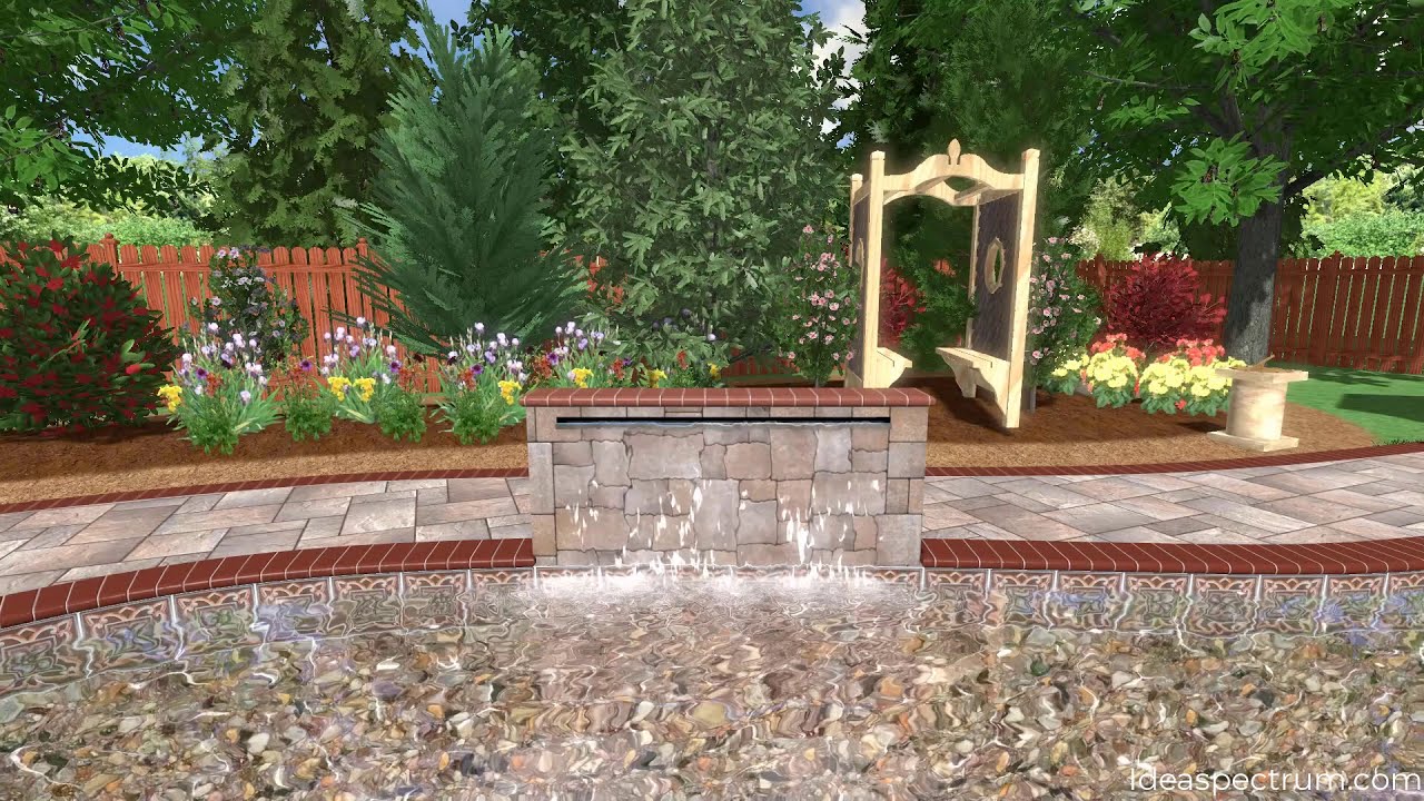 Realtime Landscaping- Adding a Pool Wall with Spillway *UPDATED