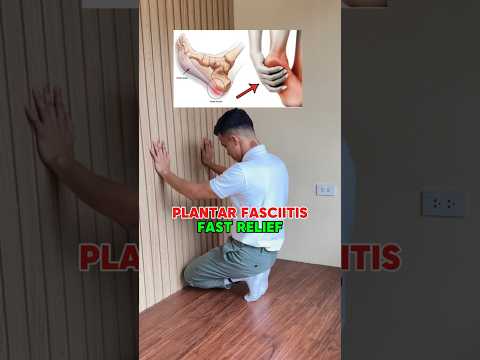 Plantar fasciitis FAST RELIEF exercise! ✅👍 #plantarfasciitisrelief #heelpain