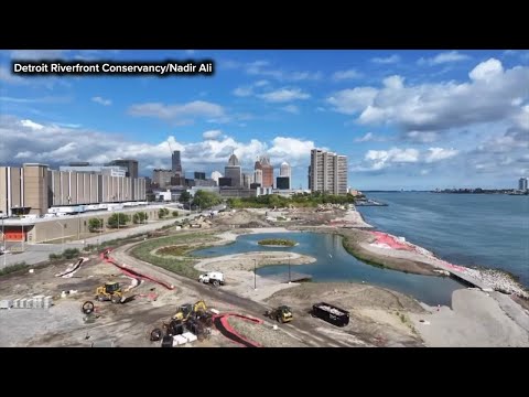 New drone video shows ongoing construction at Ralph C. Wilson Jr. Centennial Park