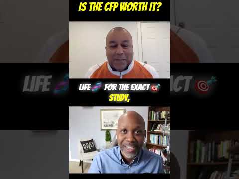 Is Becoming A CFP Worth It? #financialadvisor #financialplanner #cfp