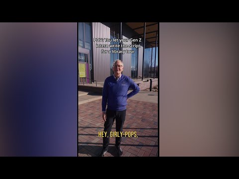 Oregon library director goes viral using Gen Z slang in Redmond tour