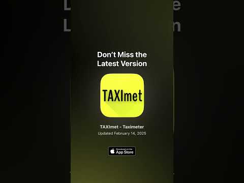 TAXImet driver App for Apple - iOS latest update release