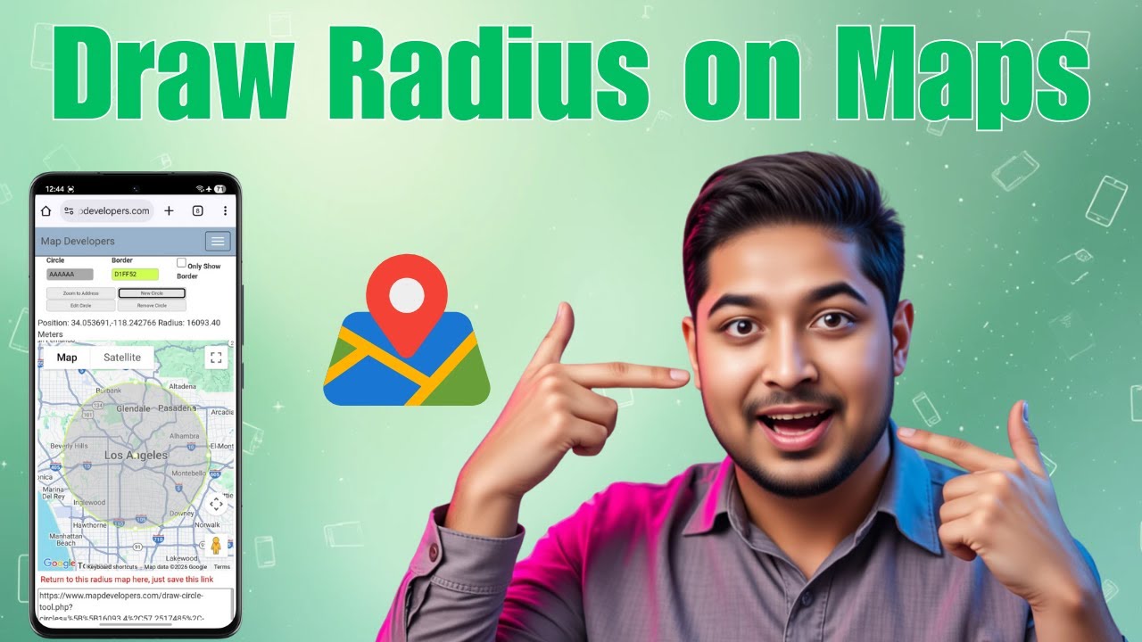 How to Draw a Radius on Google Maps | Easy Online Method (2026)