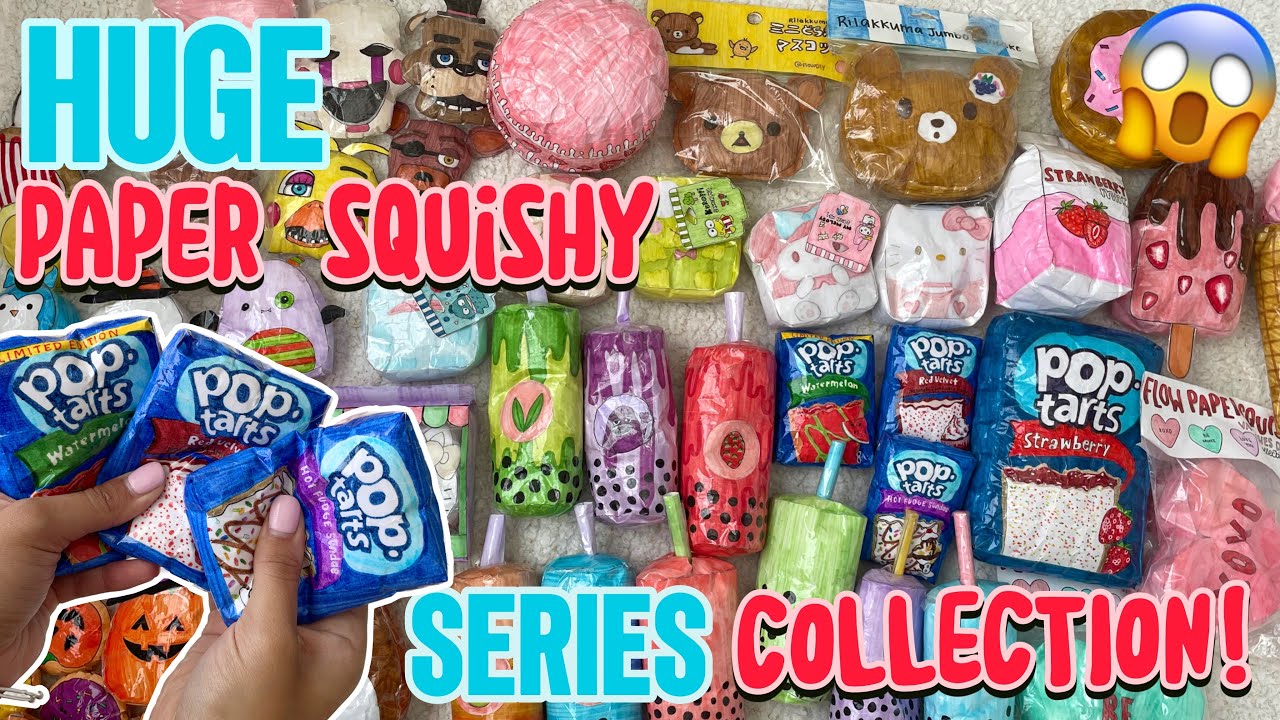 HUGE PAPER SQUISHY SERIES COLLECTION!