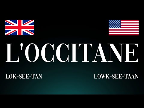 How to Pronounce 'L'Occitane'! Correctly: UK vs USA (Luxury Skincare Brand)