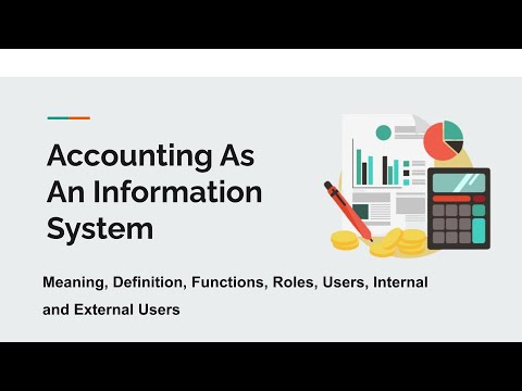 Accounting As An Information System | Internal and External Users in AIS