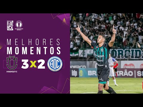 EXPULSÃO E VIRADA HISTÓRICA! Maringá 3 X 2 Confiança - Melhores Momentos - Série C
