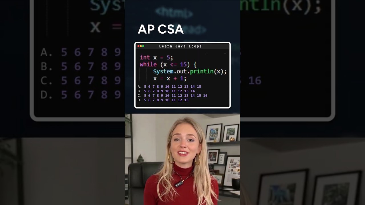 APCSA Practice: What Is the Output of a Java While Loop? | Java Programming Breakdown #java