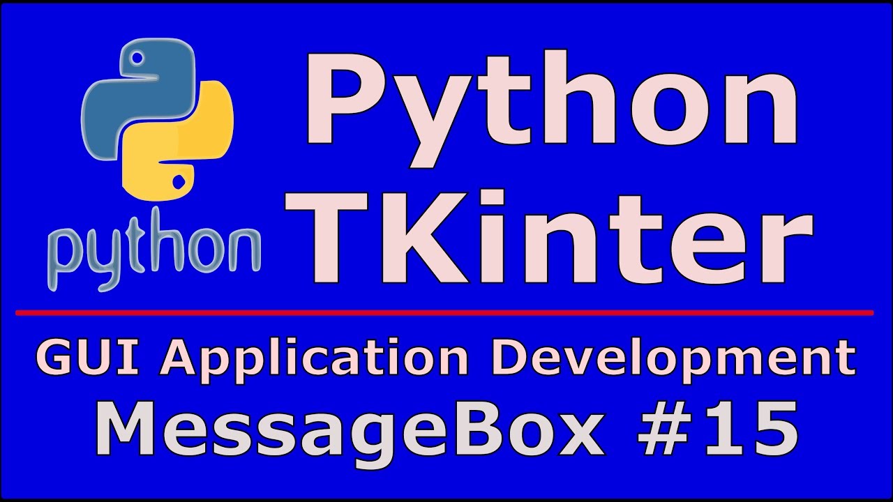 15 Python Tkinter Messagebox