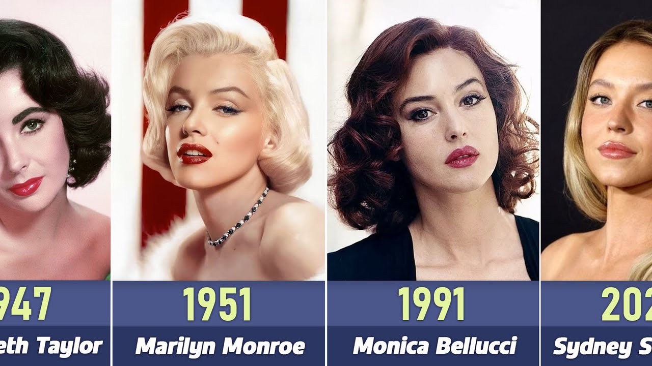 The Most Beautiful Actresses Every Year 1930 - 2025