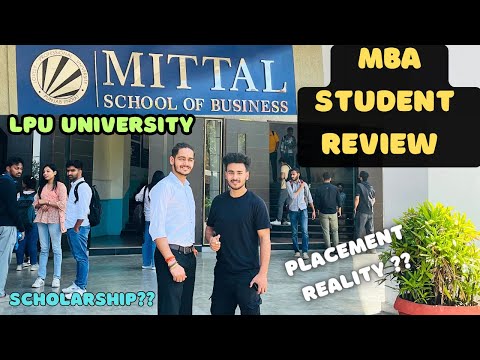 MBA Student Review From LPU University @abamitbinwal | MBA Placement | LPU University