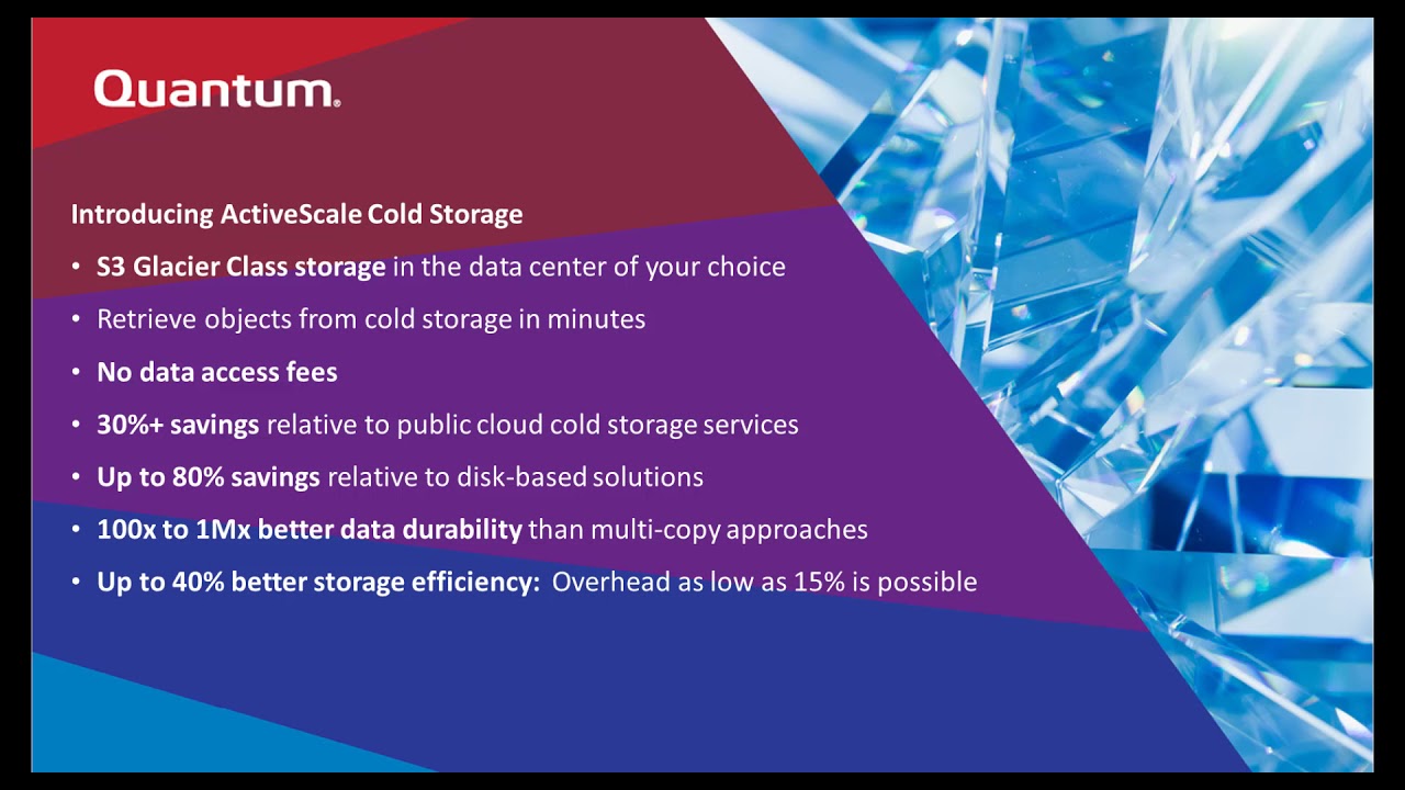 Long-Term Data Archiving and Fully Managed Object Storage Services
