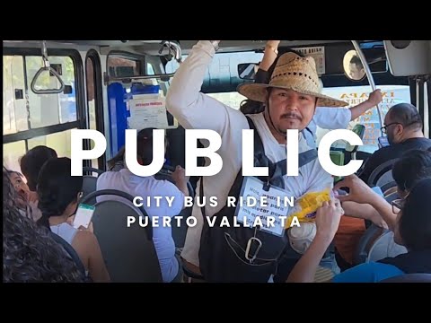 Airport to El Centro on City Bus #puertovallarta #pvr #mexico