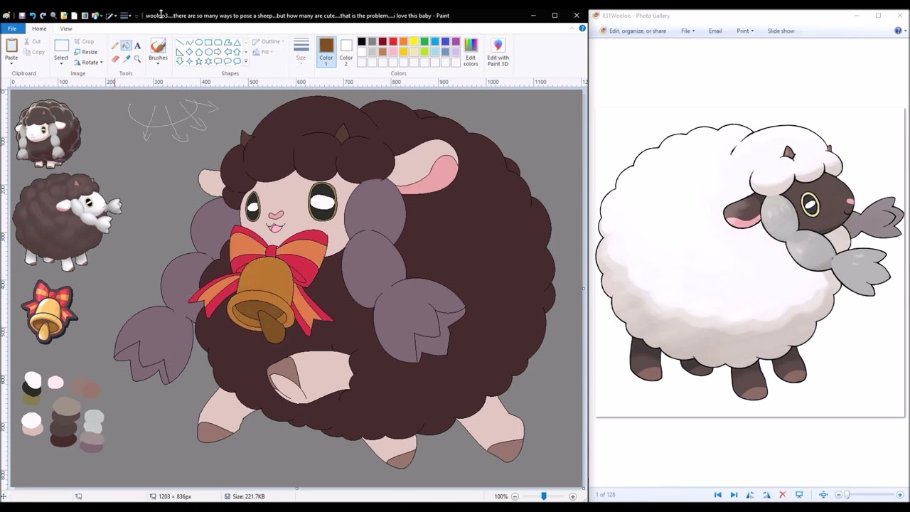 RR🗺️ Shiny Wooloo [Speedpaint]