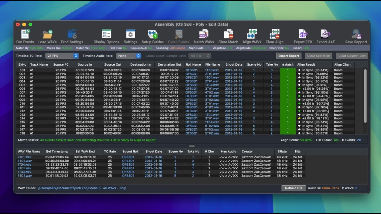 EdiLoad v6 - Assembly Window