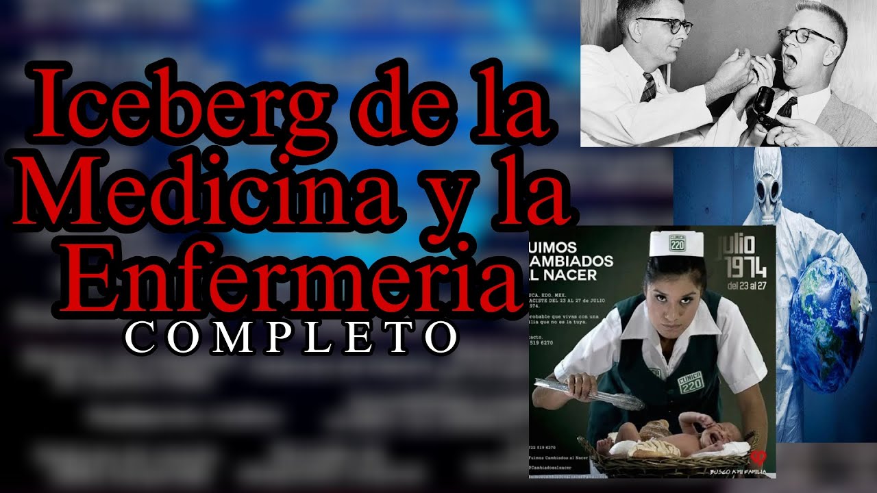 🧊 Iceberg de la Medicina y la Enfermeria (COMPLETO) | Proyecto Gato Negro