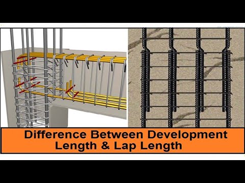Main Purpose of Lap Length & Development Length in Steel Structure | Lapping in RCC Design |