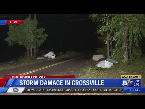 Take a look at the storm damage in Crossville
