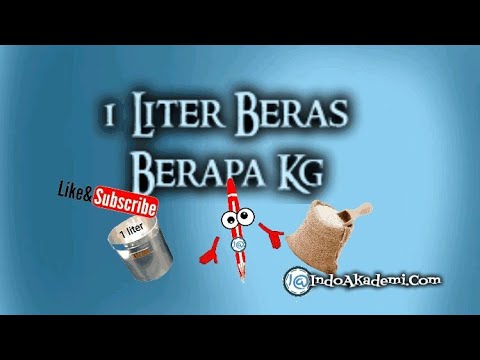 1 Liter berapa Kg - 1 Liter Beras Berapa Kg