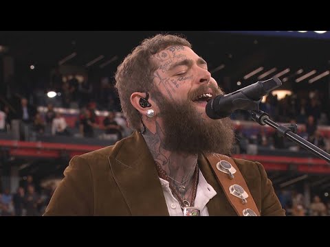 Post Malone Sings Acoustic “America The Beautiful” - Mix 103.1