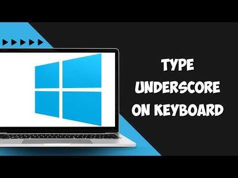 How To Type Underscore On Keyboard (Quick)