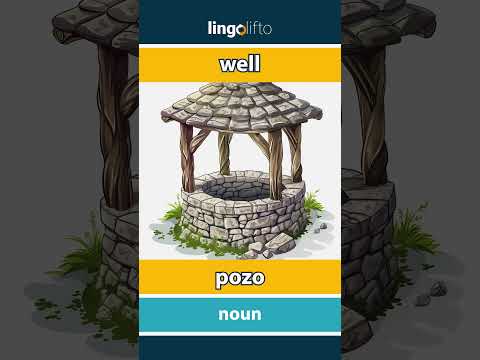 🇬🇧🇪🇸 well - pozo : learn English : aprendamos inglés : vocabulary builder