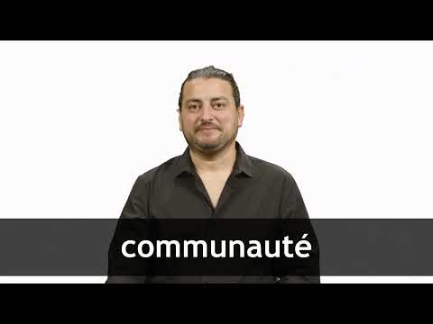 English Translation of “COMMUNAUTÉ” | Collins French-English Dictionary