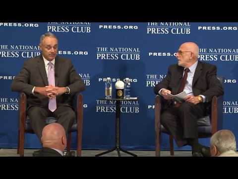 MLB Commissioner Rob Manfred speaks at The National Press Club